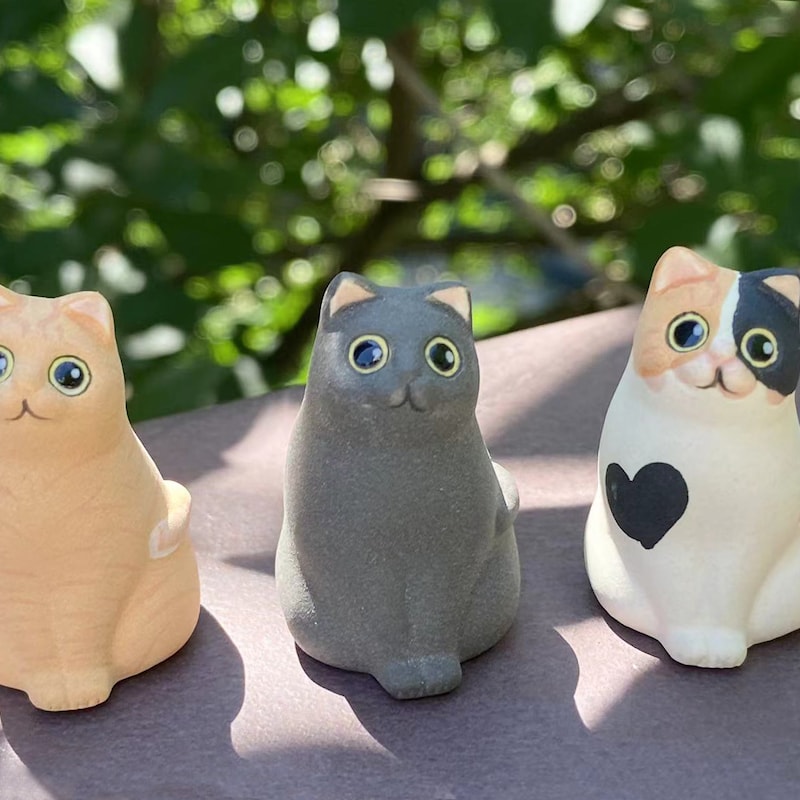 Ceramic Cats - Etsy
