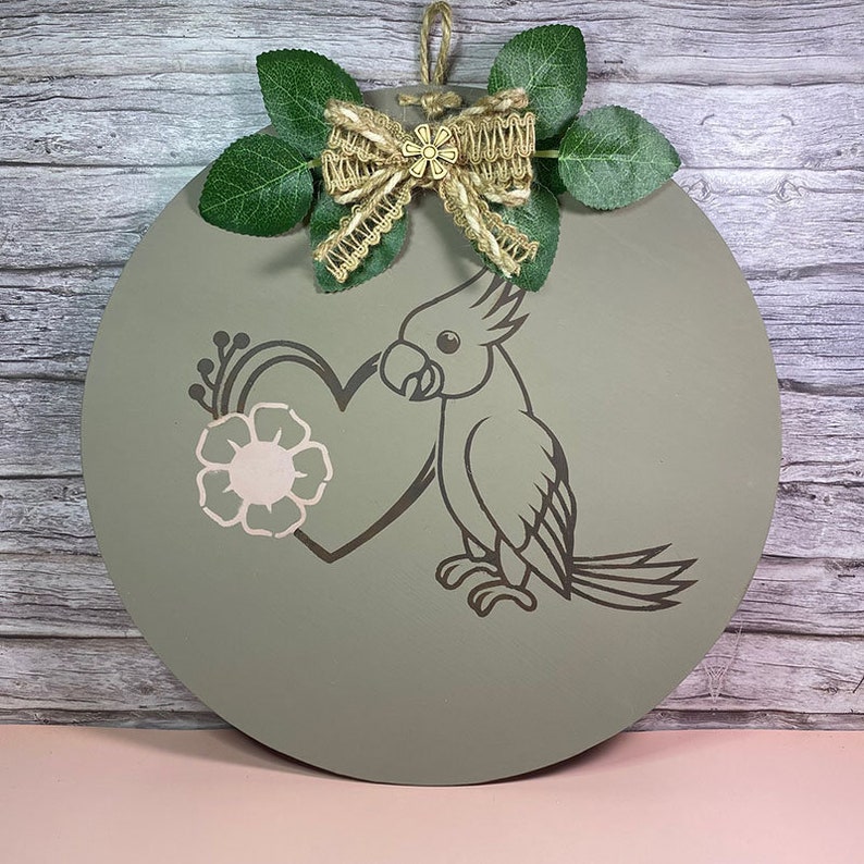 Personalized Cockatoo Sign, Cockatoo Wall Art, Custom Cockatoo Sign ...