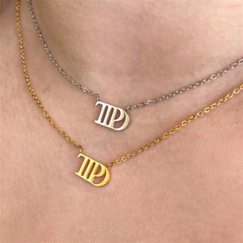 TTPD Necklace, TTPD Jewellery, Swiftiee Necklace, the Tortured Poets ...