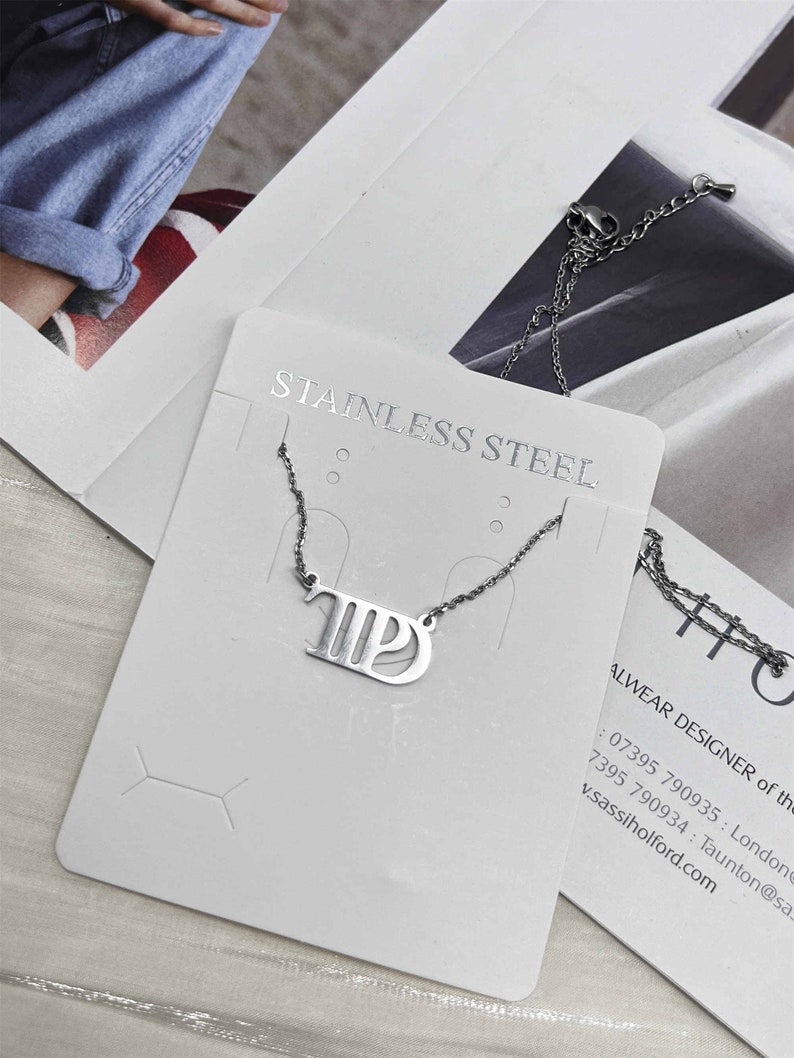 TTPD Necklace, TTPD Jewellery, Swiftiee Necklace, the Tortured Poets ...