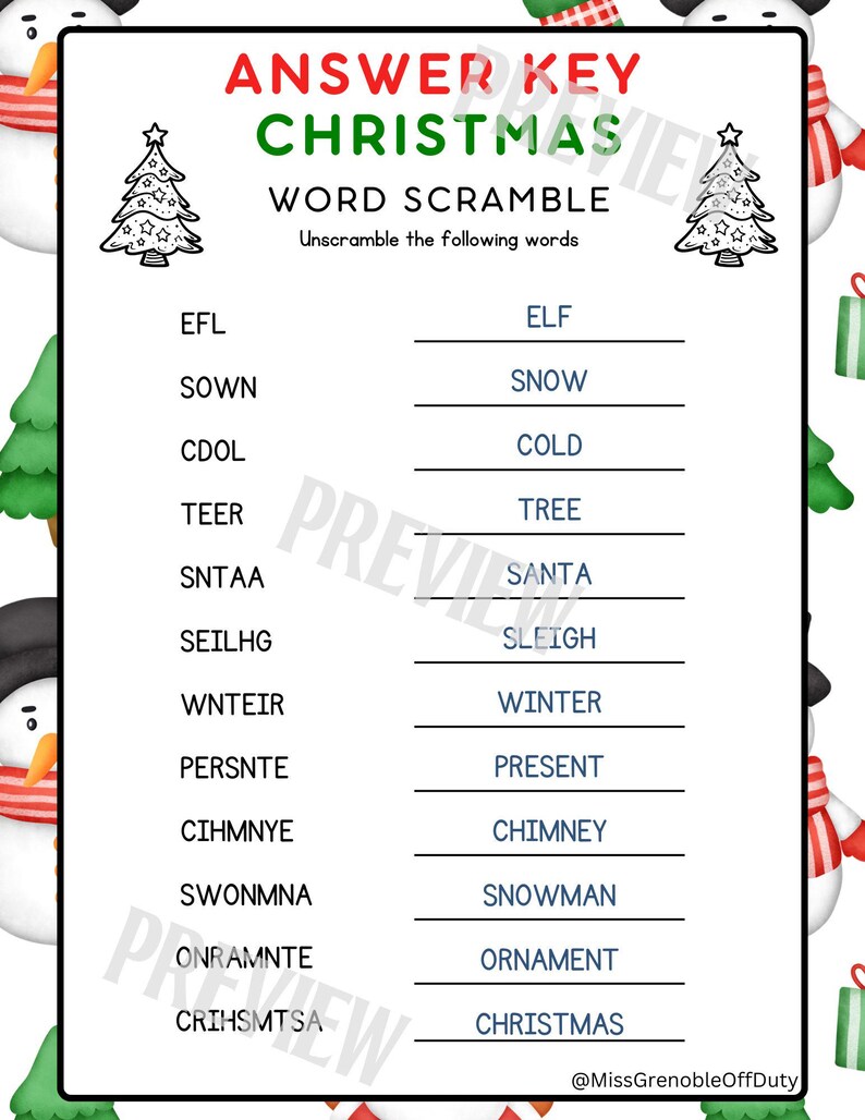 Christmas Worksheet Activities | 1st, 2nd, 3rd Grade - Etsy