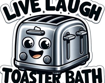 Live Laugh Toaster Bath - Etsy