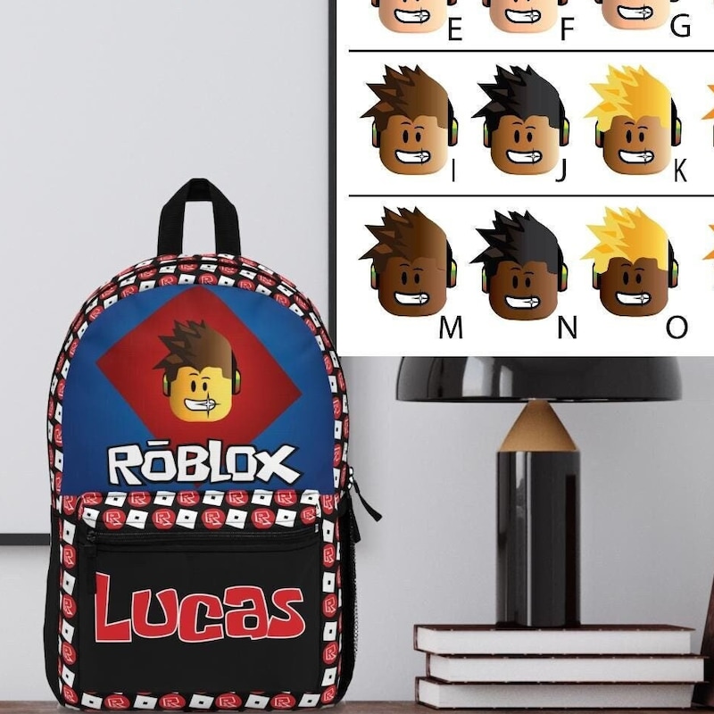 Roblox Backpack Personalize - Etsy