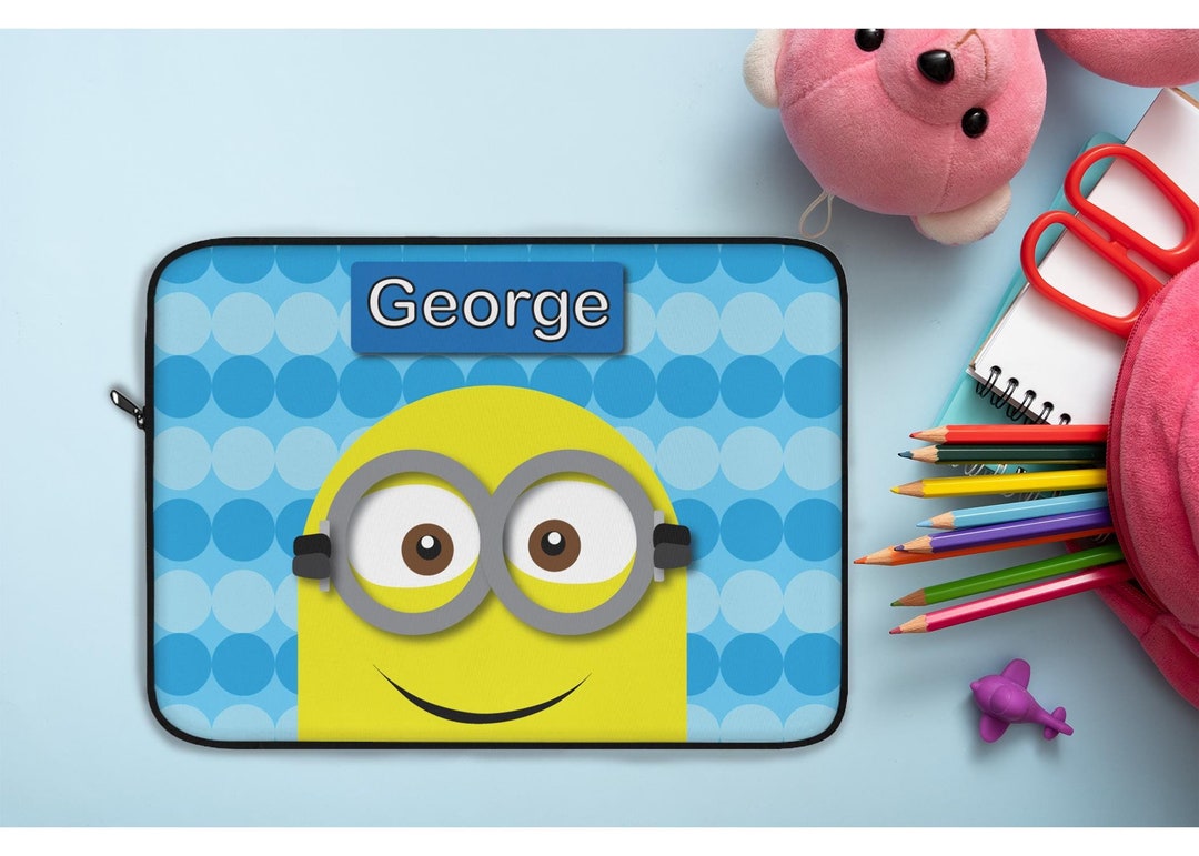 Minion Despicable Me Laptop Case, Personalized Kids Computer Bag Sleeve ...