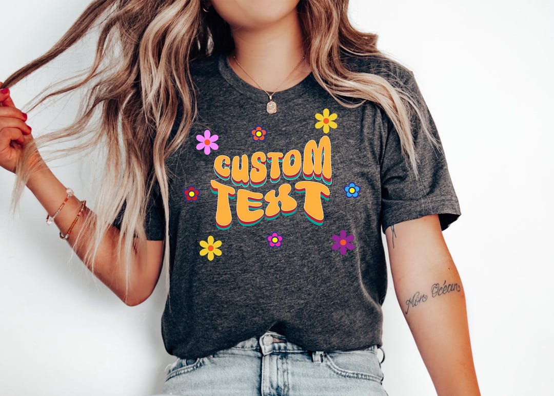 Personalized Retro Vintage Shirt, Design Your Own Tee Hoodie or Kids ...