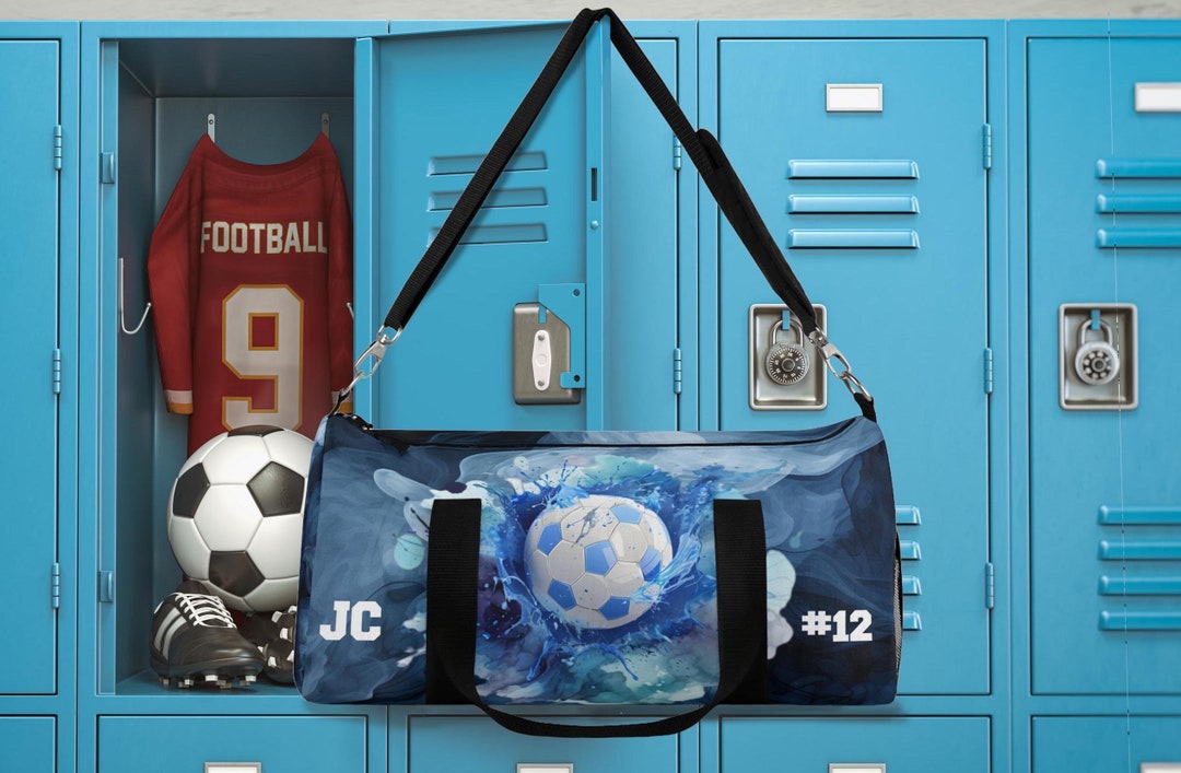 Custom Football Duffle Bag - Personalized Sports Gym Equipment, Team ...