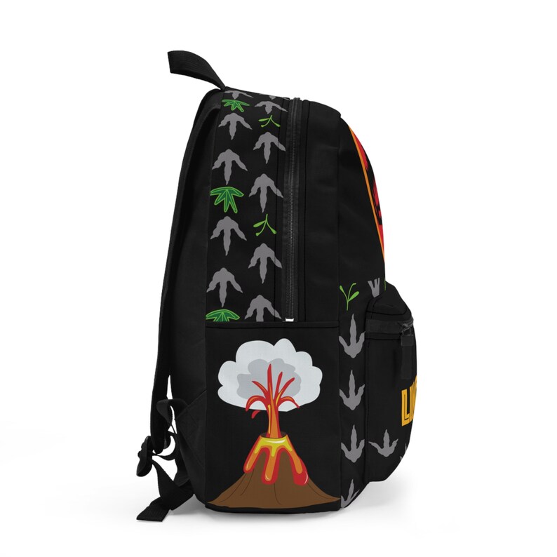 T-rex Jurassic Park/world Personalized Backpack / Customizable Name ...