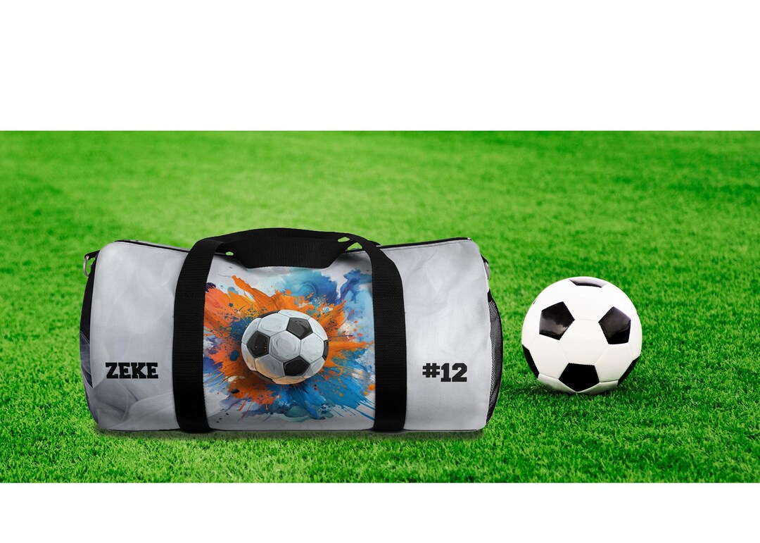 Custom Teens Soccer Bag Kids Sports Duffel Boys Gift Idea Back Pack Kid ...