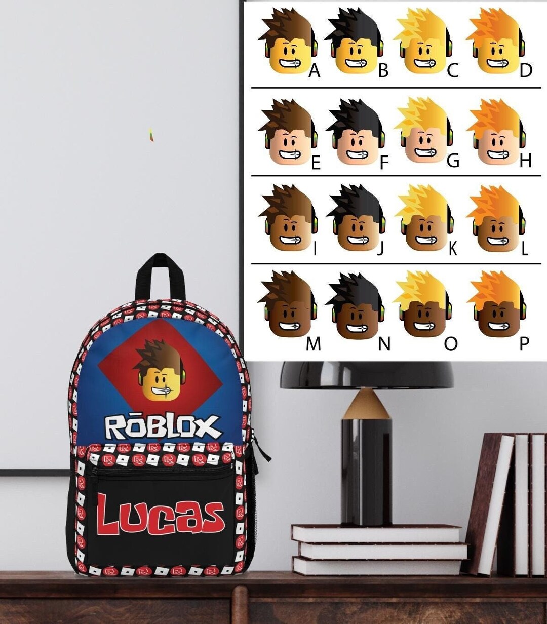 Customizable Game Avatar Backpack With Personalized Name, Gaming ...