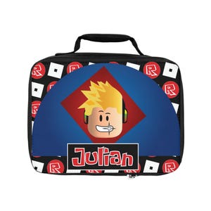 Roblox Customizable Avatar Lunch Box With Personalized Name, Trendy ...