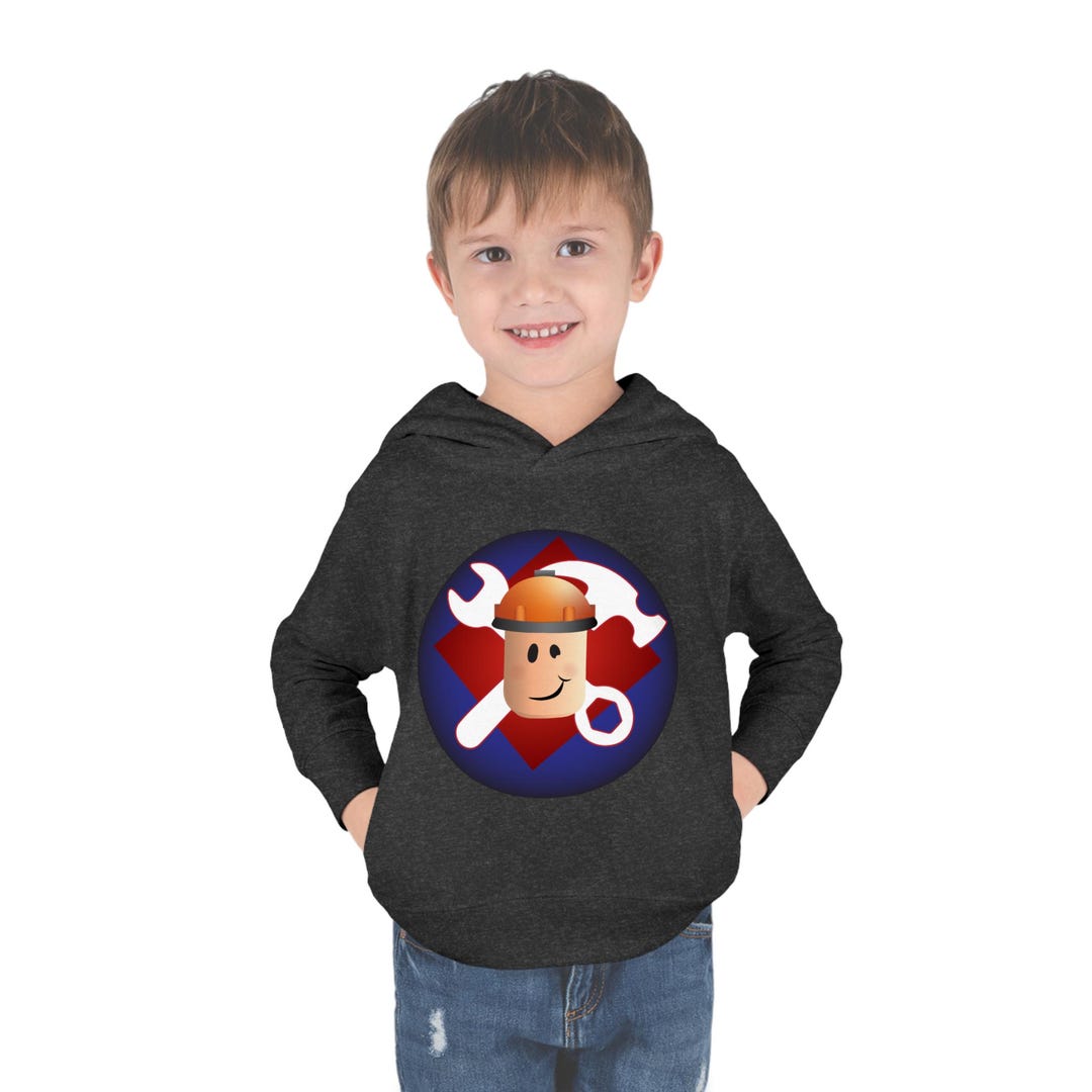 Roblox Builderman Game Avatar Kids Hoodie, Toddler Pullover Fleece ...