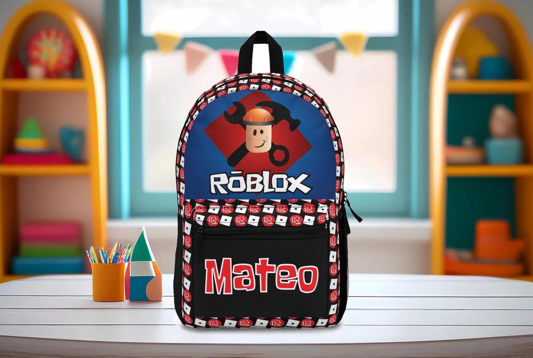 Personalized Roblox Roblox Backpack the Builderman Character, Piggy ...