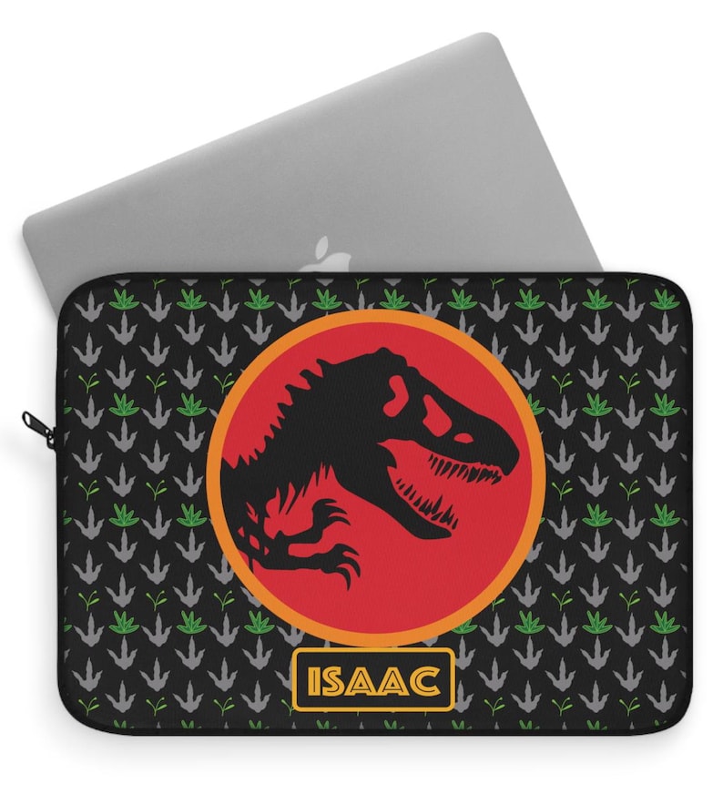 Jurassic Era Trex Laptop Case, Personalized Dinosaur Computer Bag ...