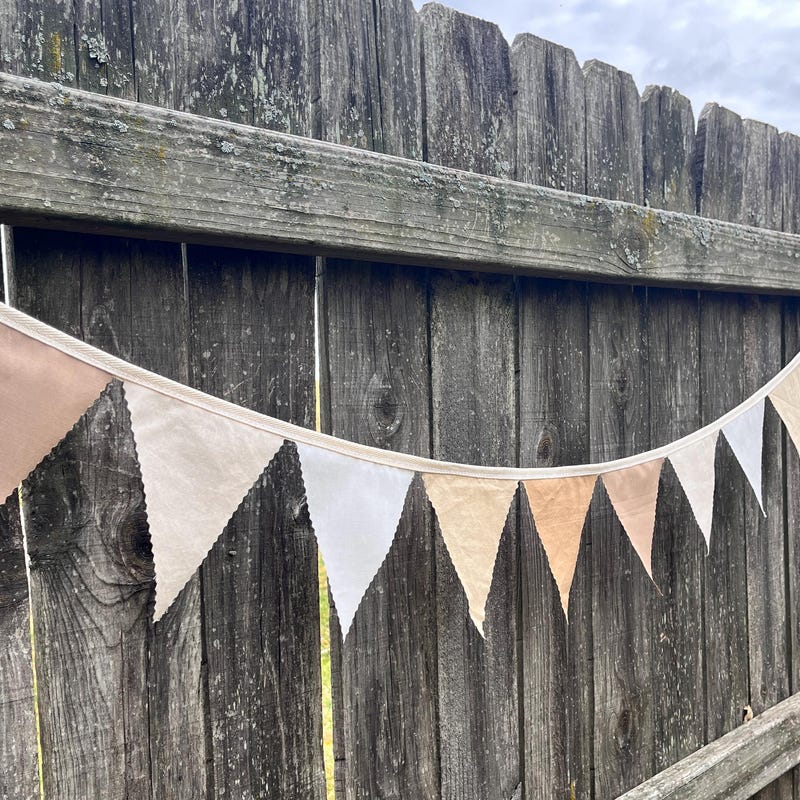 Rustic Bunting - Etsy
