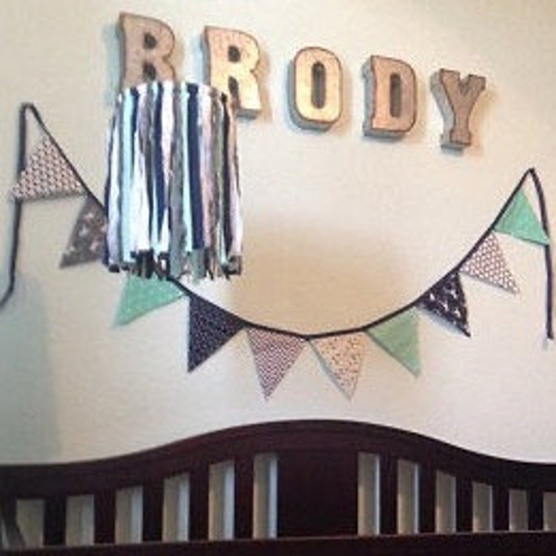 Woodland Pennant Bunting, Boys Bedroom Decor, Boys Nursery, Baby Shower ...