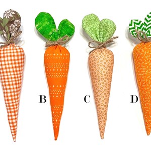 Easter Carrots, Fabric Stuffed Carrots, Farmhouse Decoration, Tier Tray ...