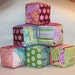 Girls Cloth Play Blocks, Baby Girl Gift, Baby Shower Gift, Nursery ...