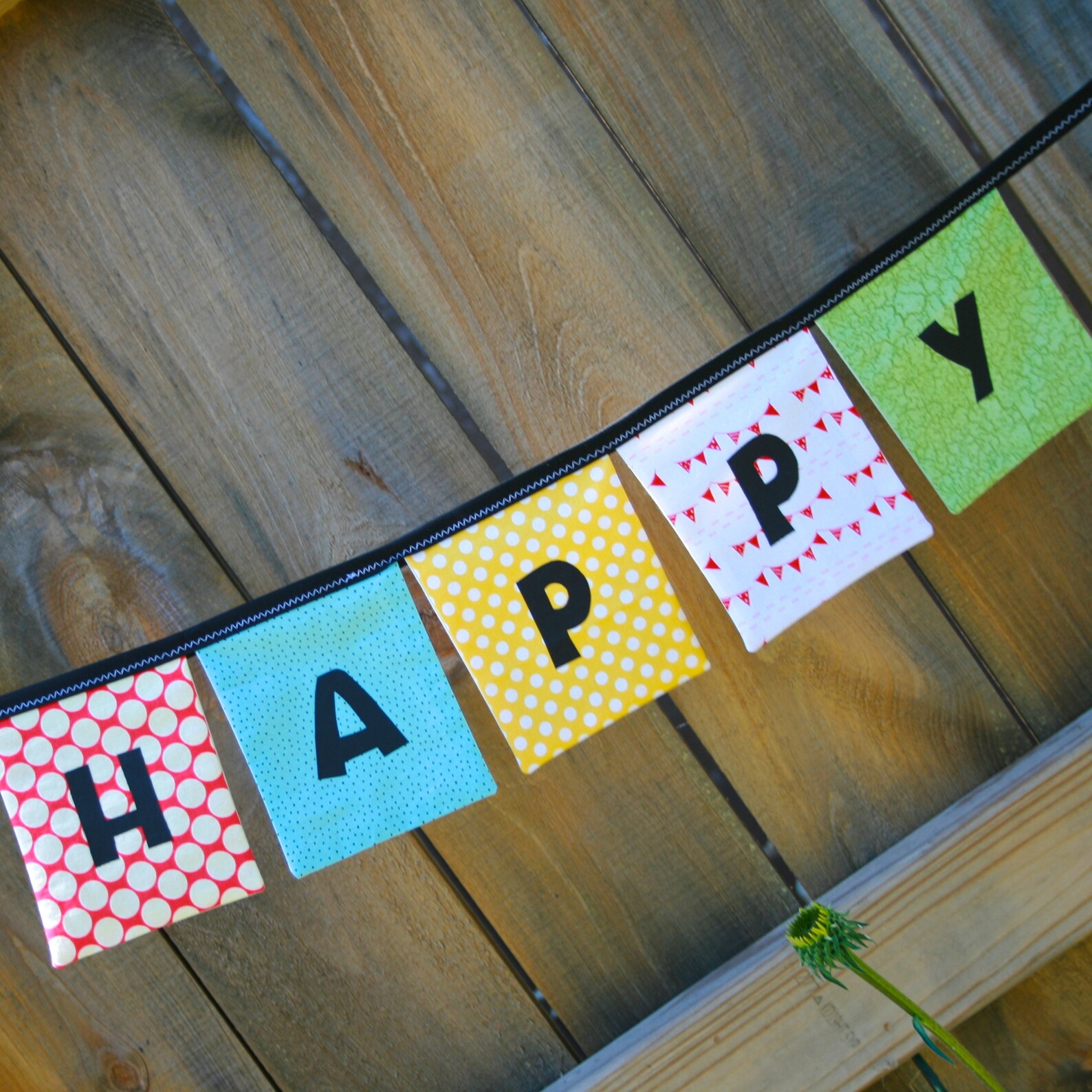 HAPPY BIRTHDAY Banner Reusable Birthday Banner Red Blue - Etsy