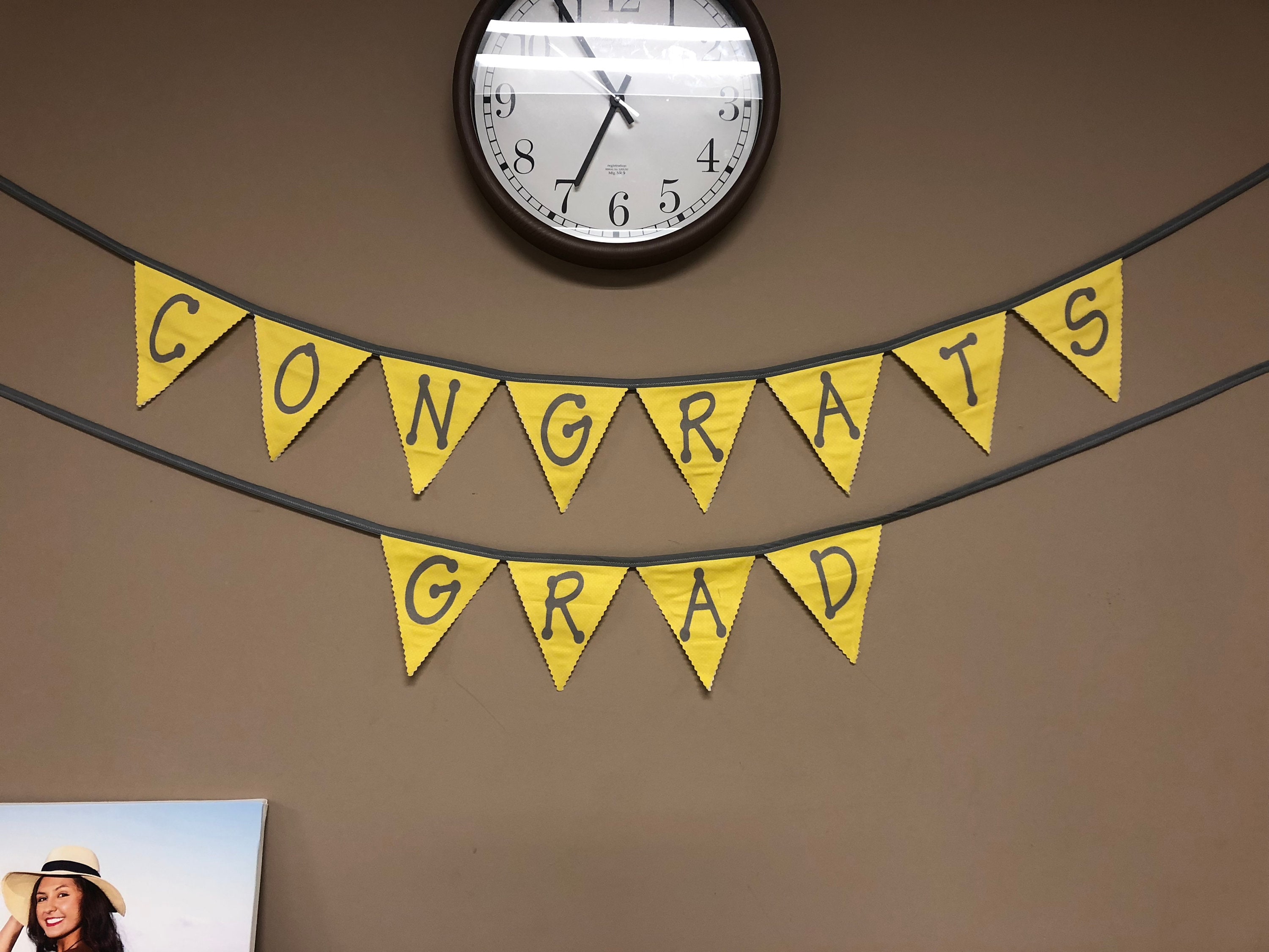 Graduation Pennant Bunting Personalized Banner | Etsy