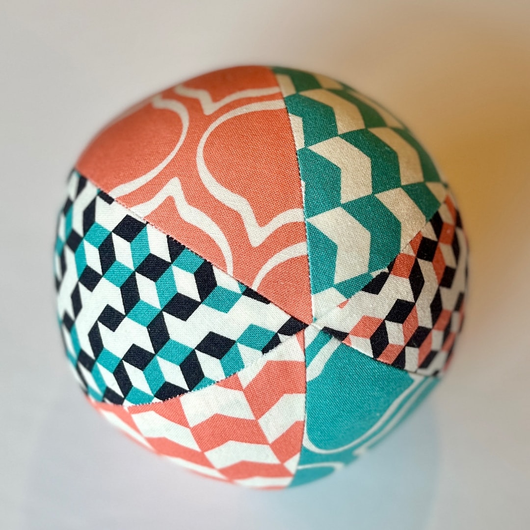 Fabric Ball, Cloth Ball, Handmade Kids Toy, Stuffed Cloth Ball, Jingle ...