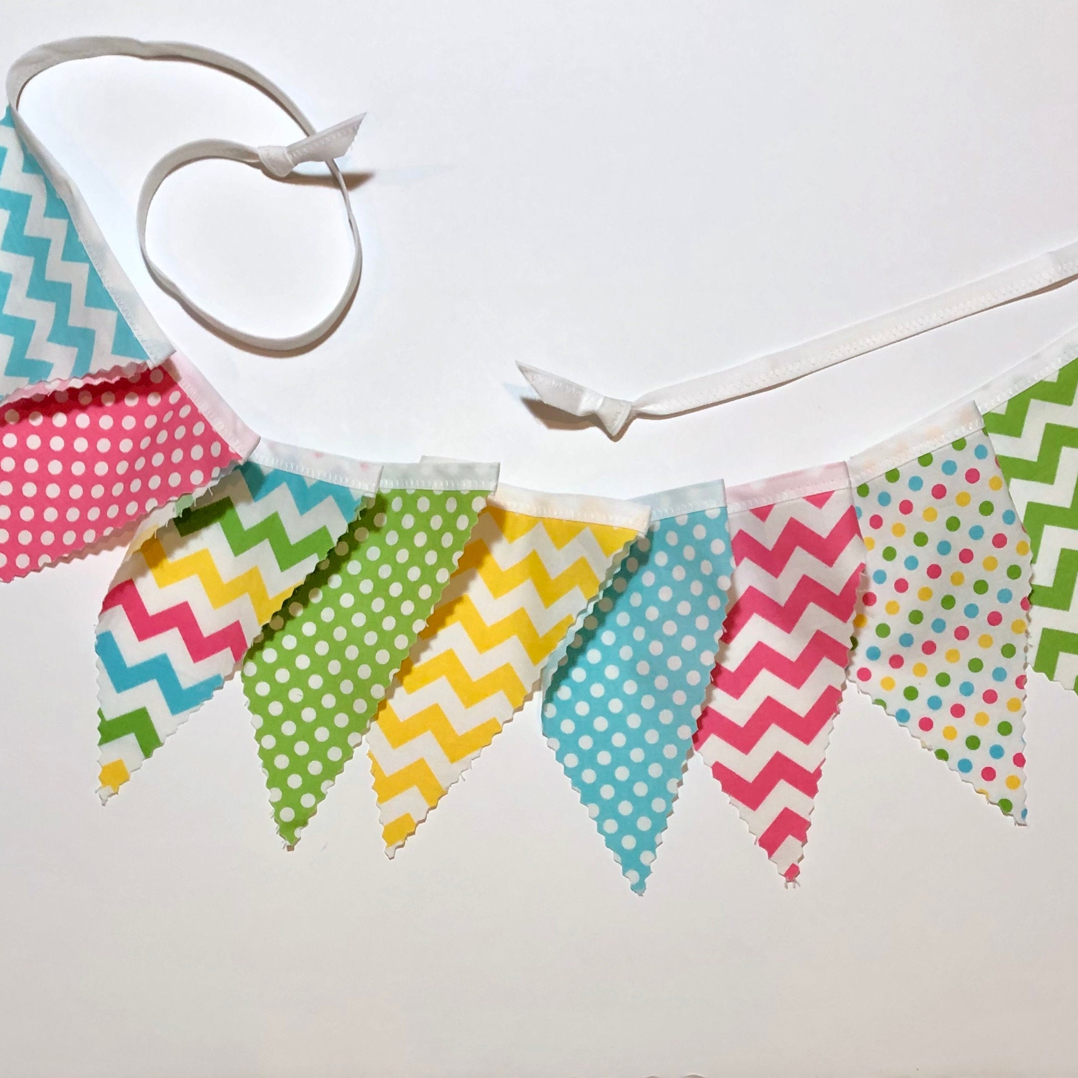 Pastel Rainbow Bunting Easter Bunting Girls Room Decor | Etsy