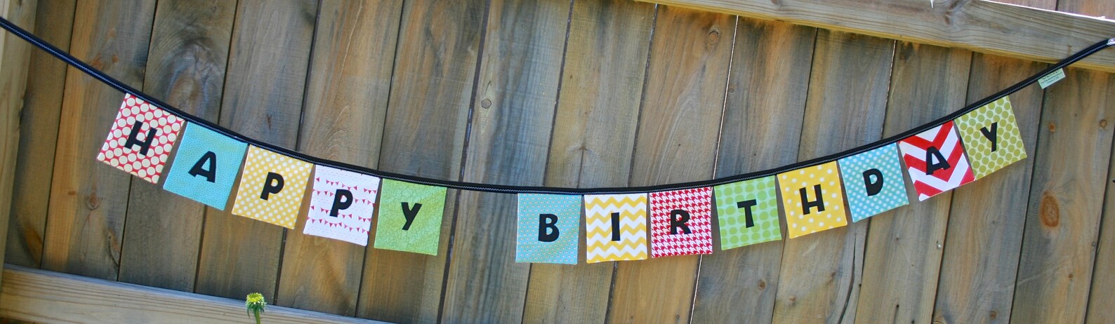 HAPPY BIRTHDAY Banner Reusable Birthday Banner Red Blue - Etsy