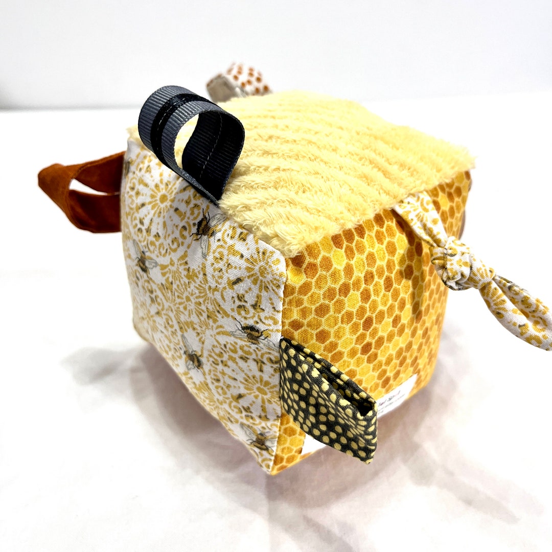 Unisex Baby Sensory Block, Activity Cube Toy, Gender Neutral Baby ...