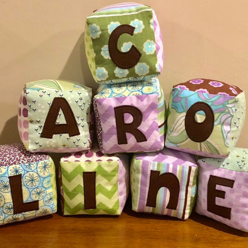 Baby Name Blocks - Etsy