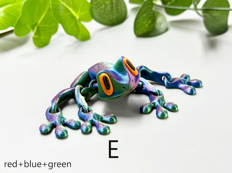3D Printed Frog Fridge Magnets, 5 Styles Frog Fridge Magnet Decor Gifts ...
