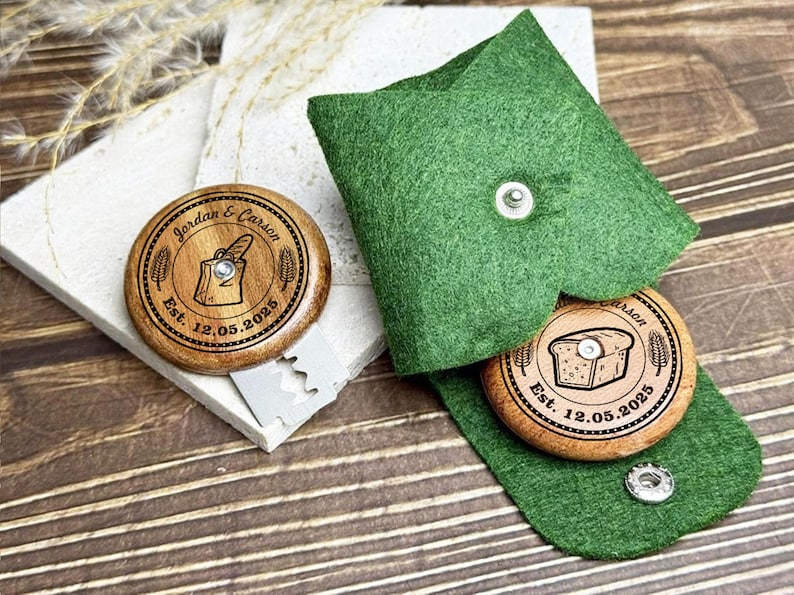 Personalized Engraved UFO Bread Lame Set, Wooden Bread Lame Include 5 ...
