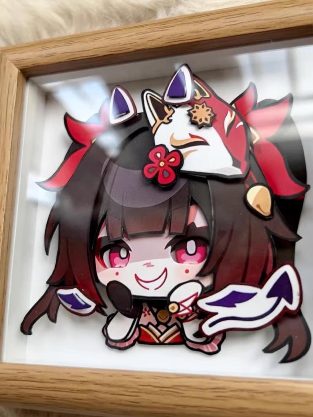 Honkai: Star Rail Chibi Emoji | Handmade 3D Framed Art Craft | Decor ...