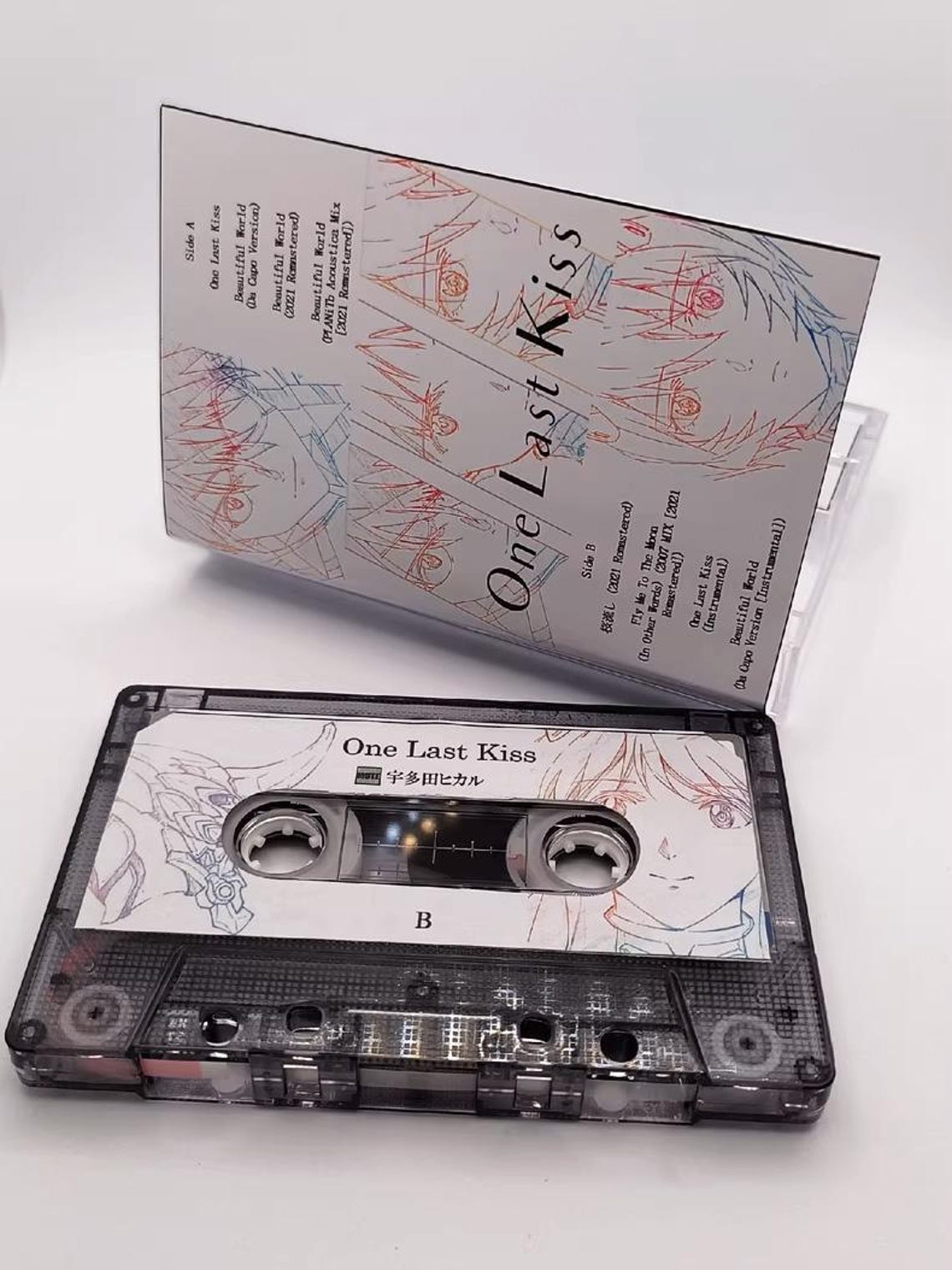 Neon Genesis Evangelion Cassette Tape - One Last Kiss - Utada Hikaru ...