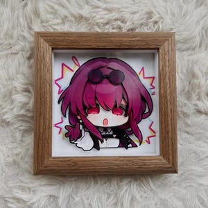 Honkai: Star Rail Chibi Emoji | Handmade 3D Framed Art Craft | Decor ...