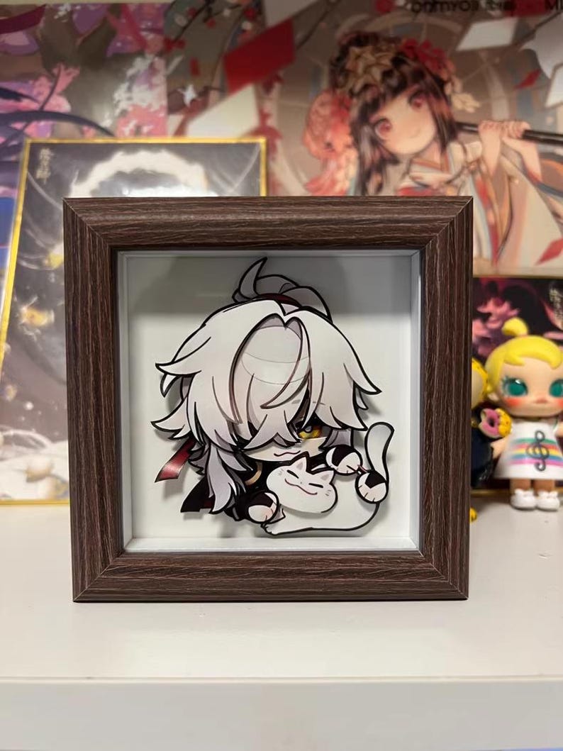 Honkai: Star Rail Chibi Emoji | Handmade 3D Framed Art Craft | Boothill ...