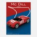 Mc Dill 1953 - Isabelle Haskell - Siata 300 BC Race Poster - Etsy
