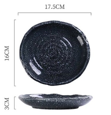 Japanese and Korean Ceramic Plates, Unique Cooking, Sushi Snack Dishes ...