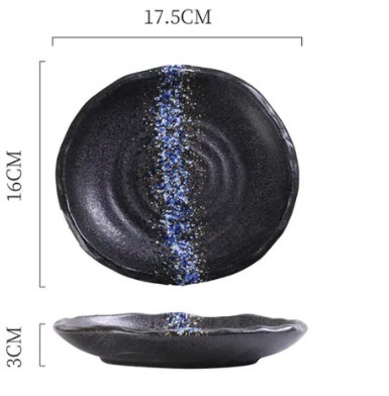 Japanese and Korean Ceramic Plates, Unique Cooking, Sushi Snack Dishes ...