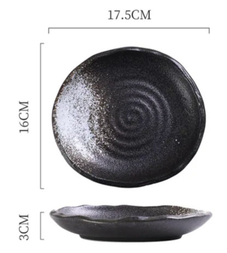 Japanese and Korean Ceramic Plates, Unique Cooking, Sushi Snack Dishes ...