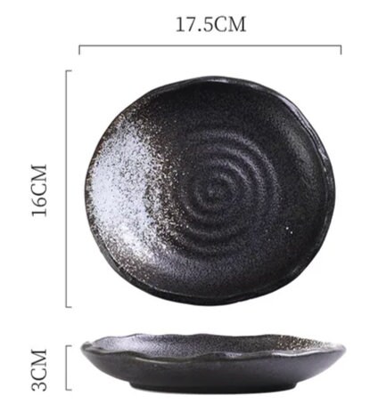 Japanese and Korean Ceramic Plates, Unique Cooking, Sushi Snack Dishes ...