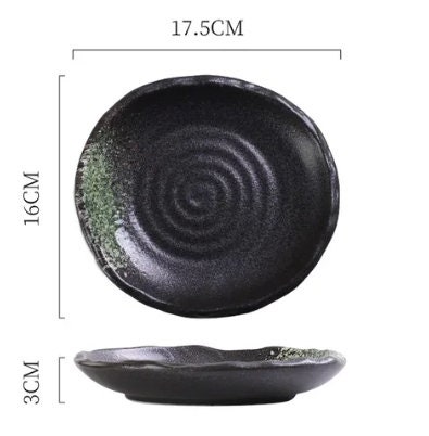 Japanese and Korean Ceramic Plates, Unique Cooking, Sushi Snack Dishes ...