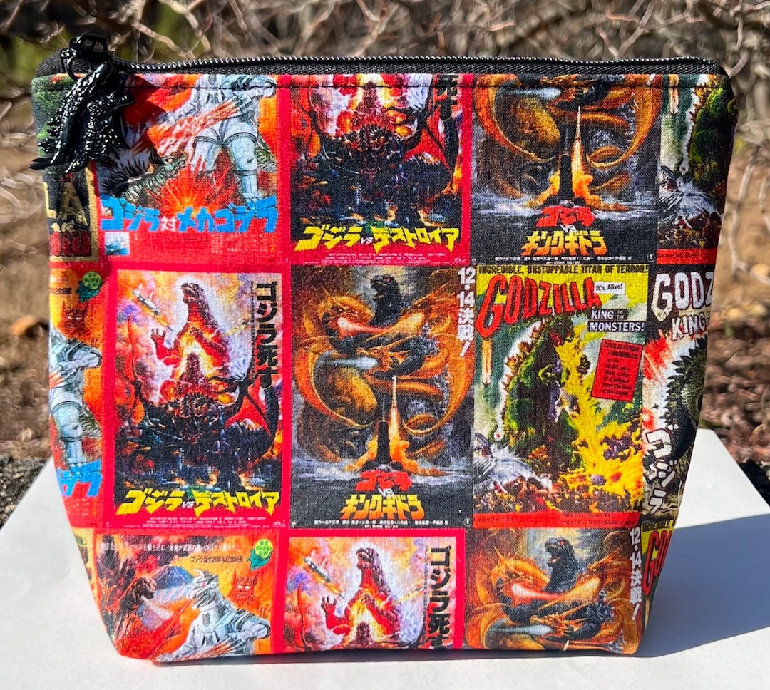 Godzilla Cosmetic Bag: Kaiju, King of the Monsters, Movie Posters ...