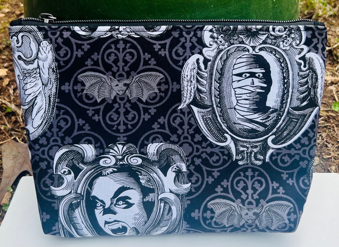 Horror Movie Monsters Makeup Bag: Frankenstein’s Monster, Dracula ...