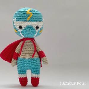 El Rayo / the Lucha Libre Fighter - Crochet Pattern by {amour Fou} - Etsy