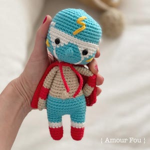El Rayo / the Lucha Libre Fighter - Crochet Pattern by {amour Fou} - Etsy