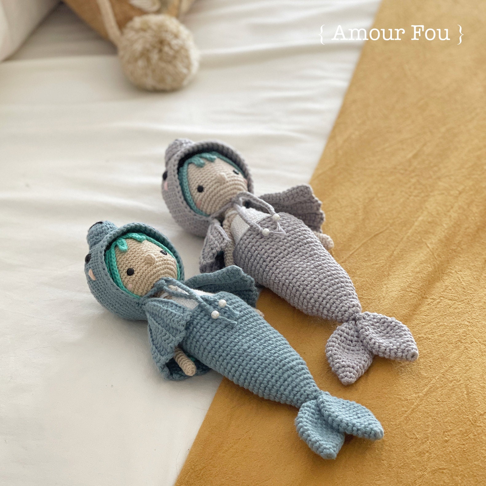 Morgana, the Selkie - Crochet Pattern by {amour Fou} - Etsy