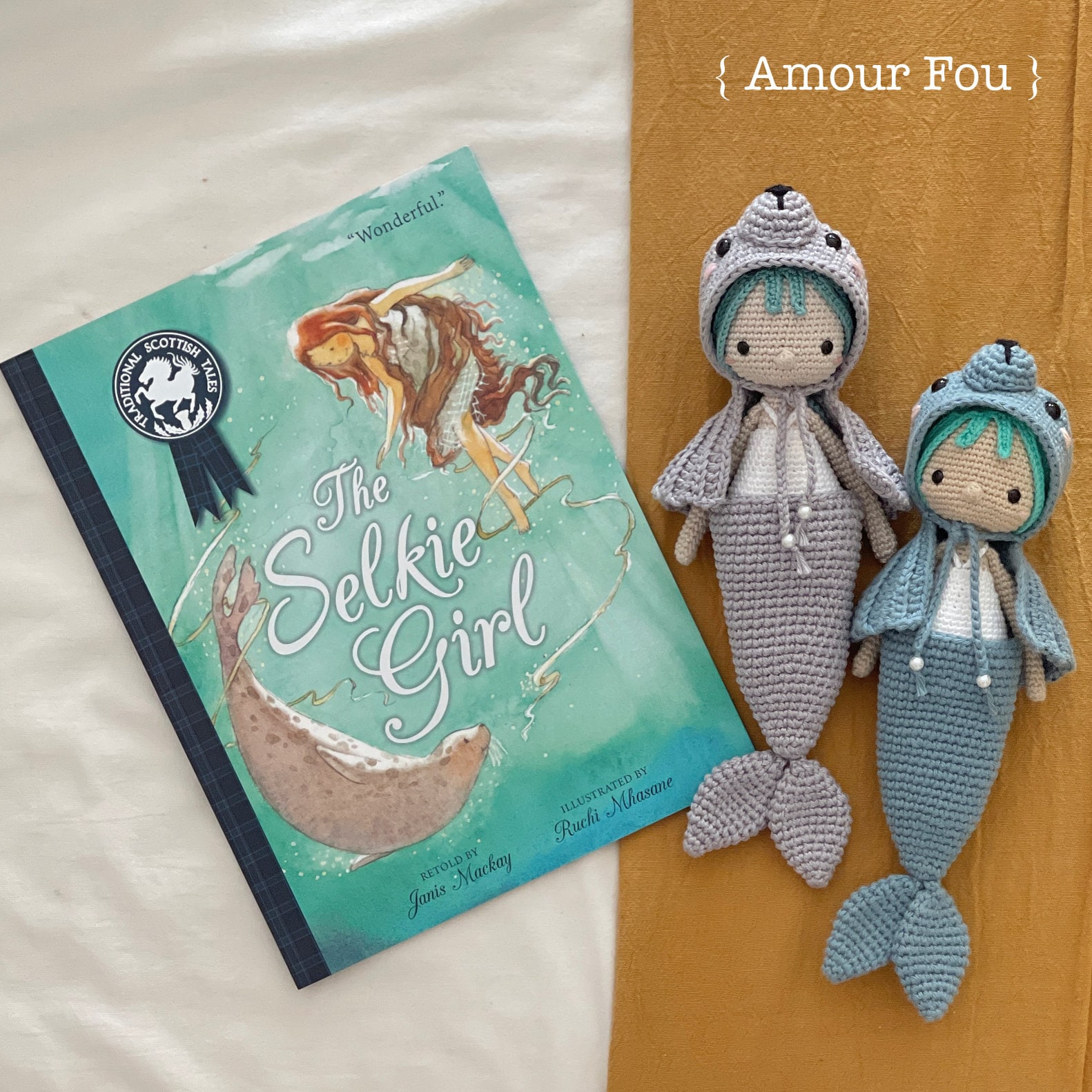 Morgana, the Selkie - Crochet Pattern by {amour Fou} - Etsy