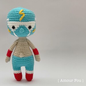 El Rayo / the Lucha Libre Fighter - Crochet Pattern by {amour Fou} - Etsy