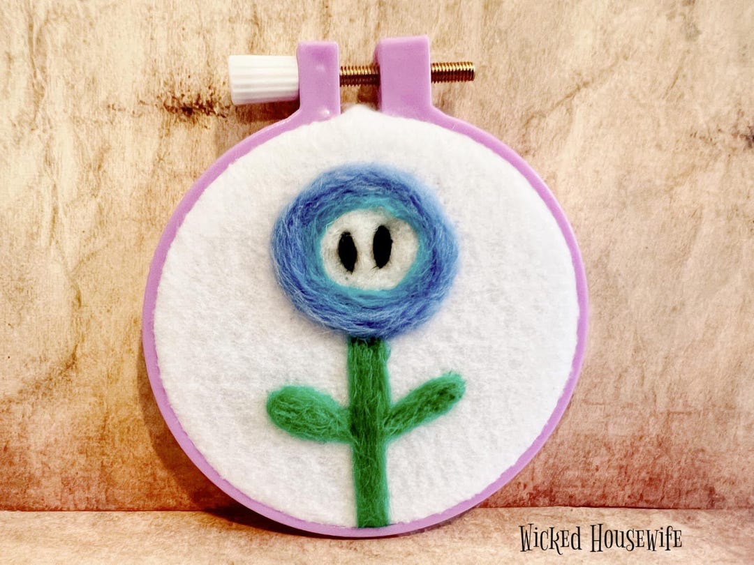 Felted Wool Super Mario Ice Flower - Etsy