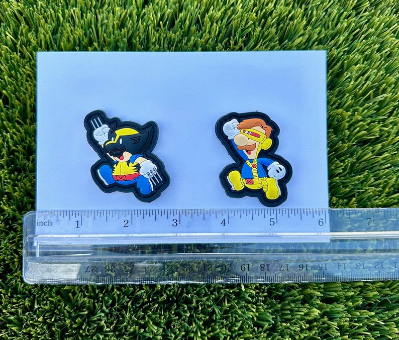 Simple Patches marverine and luiclops Super Mario Brothers Luigi X X ...