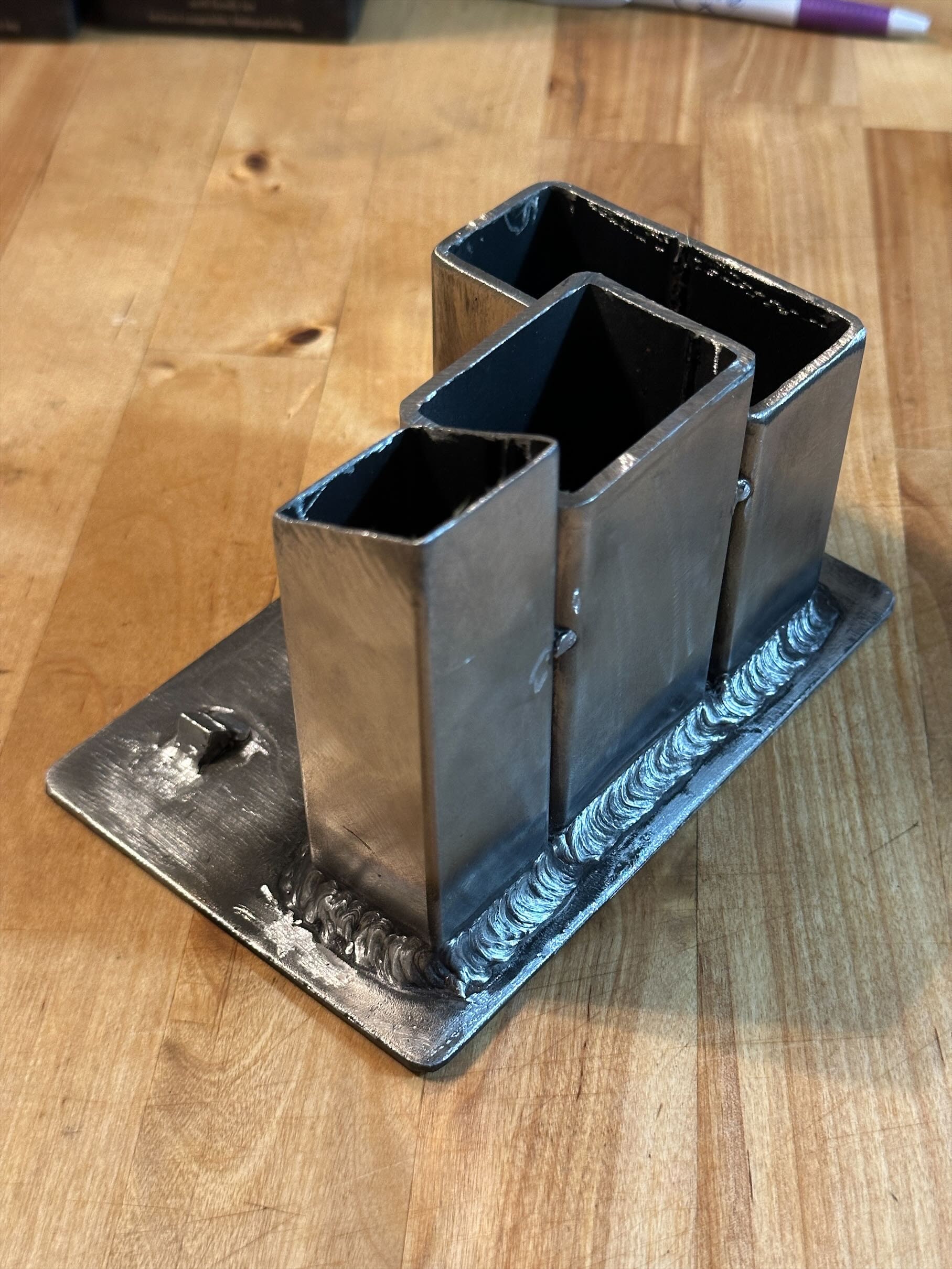 Welded Steel Handmade Desk Organizer - Etsy